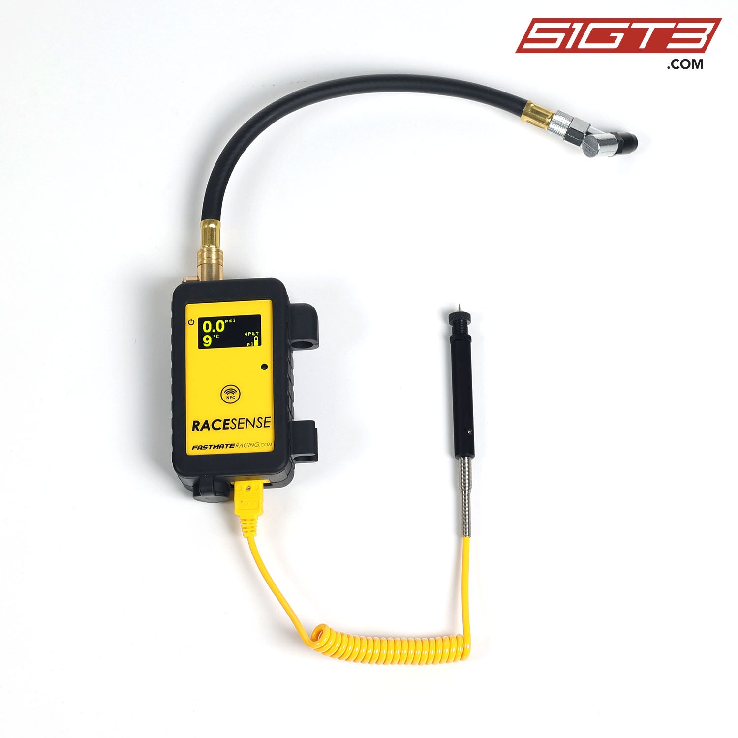 Fastmate Racing RACESENSE TIRE GAUGE WITH TIRE PROBE/PYROMETER & PROTE ...
